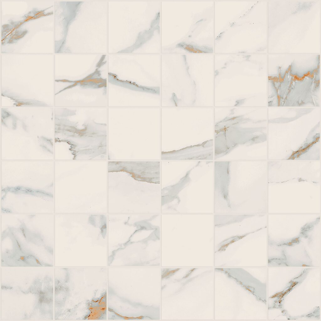 Marca Corona Pure 2"x2"- Giovanna Polished Mosaic - Procida Tile